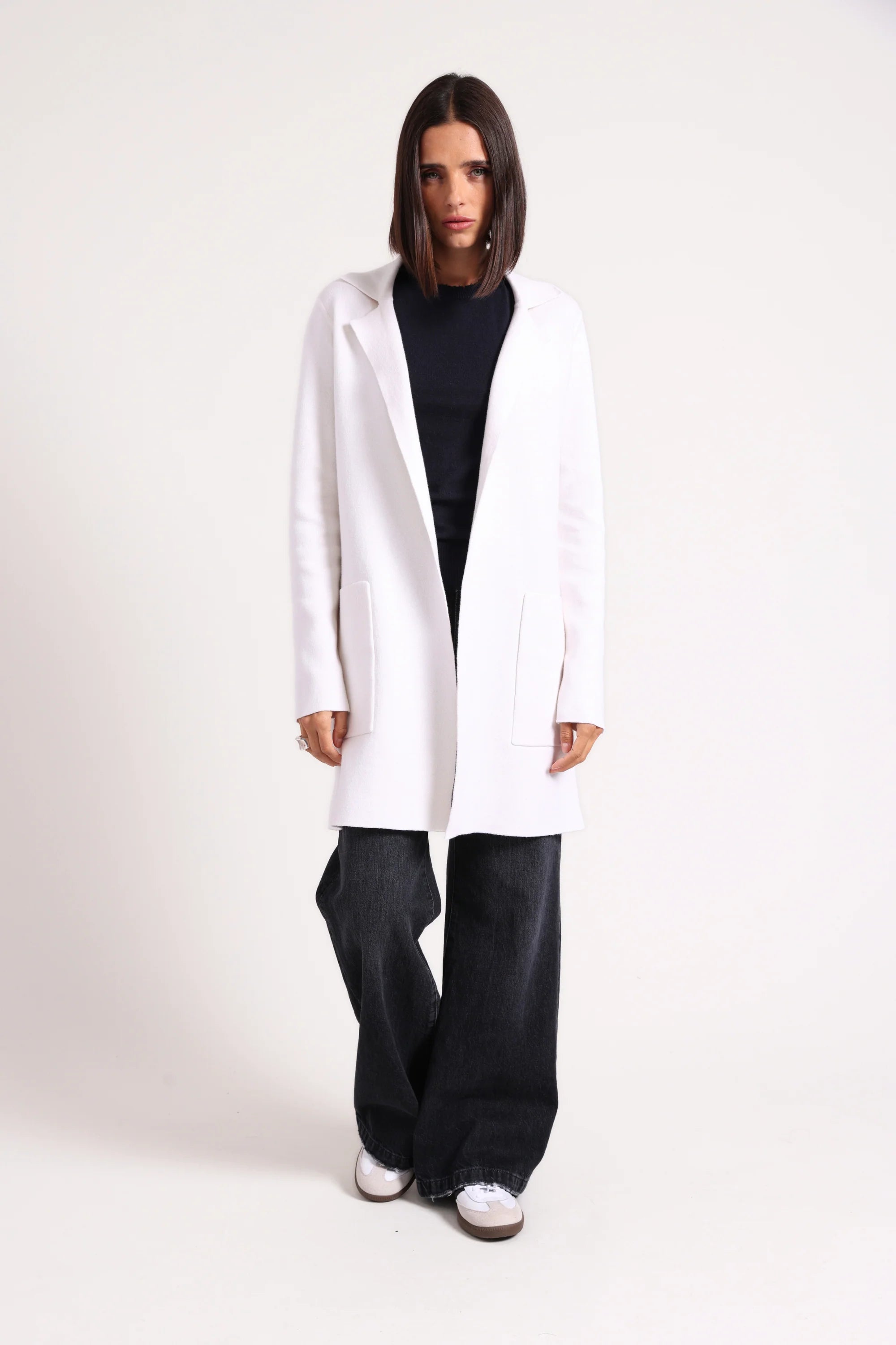 NOTCH COLLAR COAT 032525 – PIECE UNIQUE