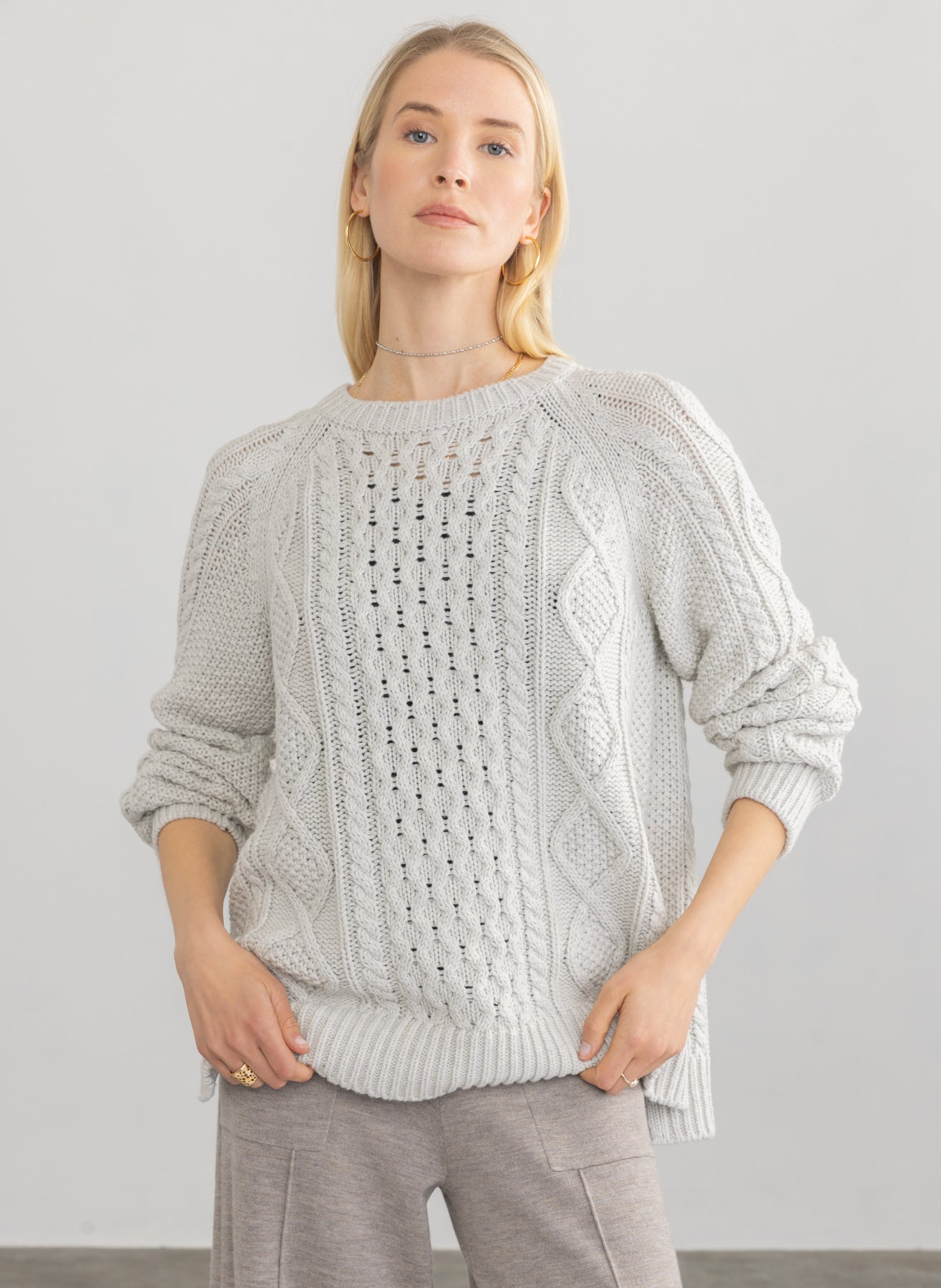 DEIDRE CABLE PULLOVER 081224 – PIECE UNIQUE