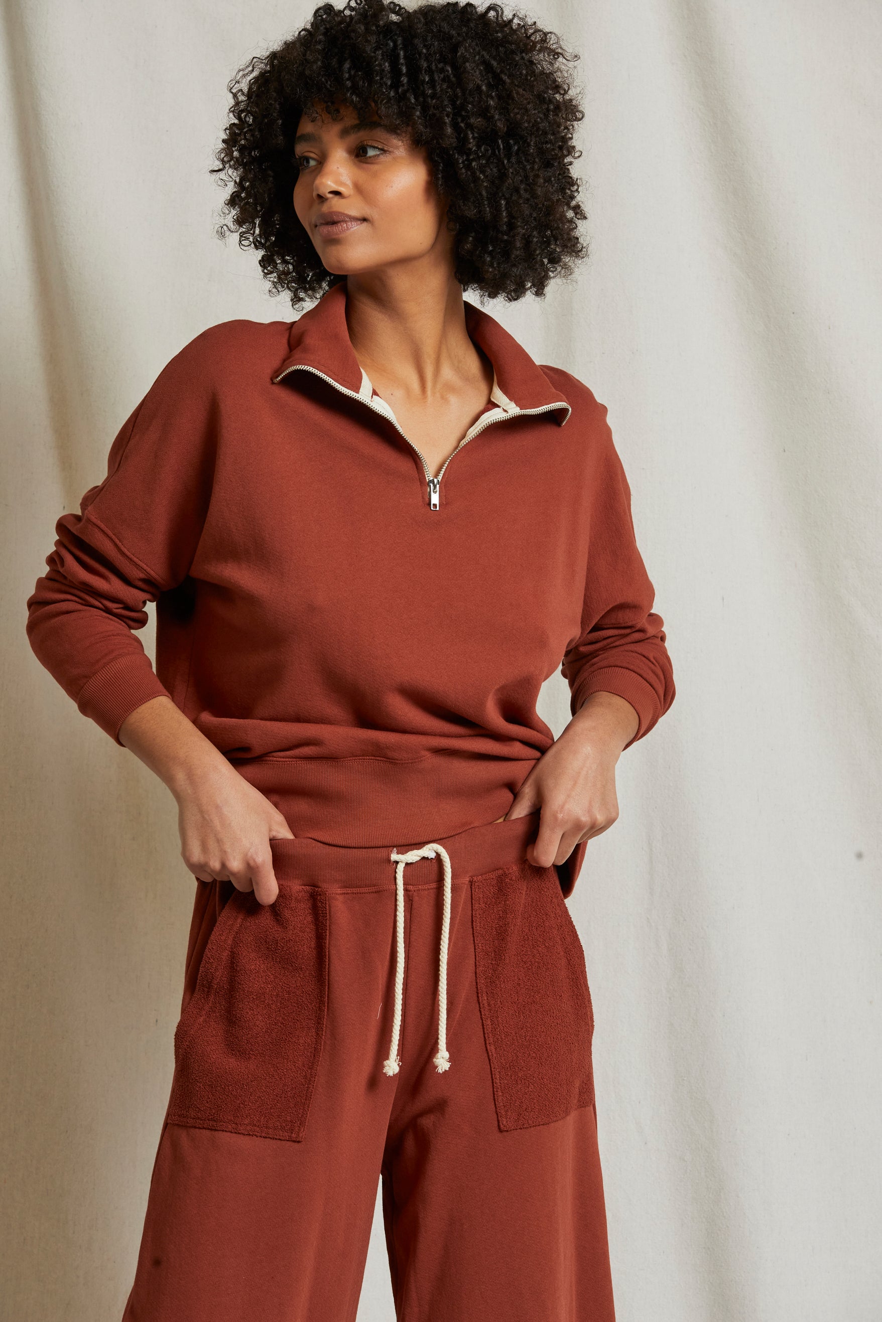 MAREN HALF ZIP 072924 – PIECE UNIQUE